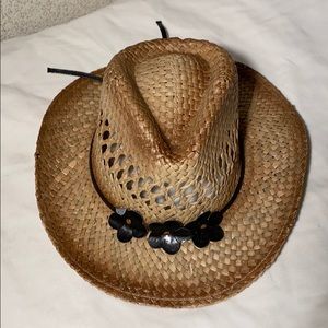 Accessories | Wide Brimmed Straw Cowboy Summer Hat | Poshmark